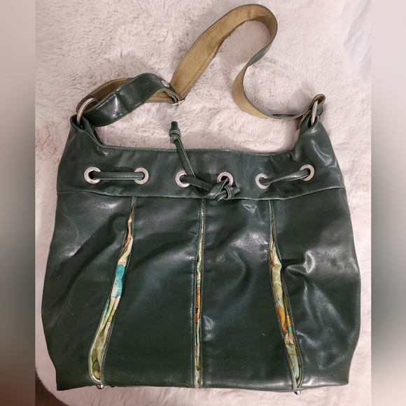 crystalyn kae | Bags | Crystalyn Kae Large Green Shoulder Bag | Poshmark